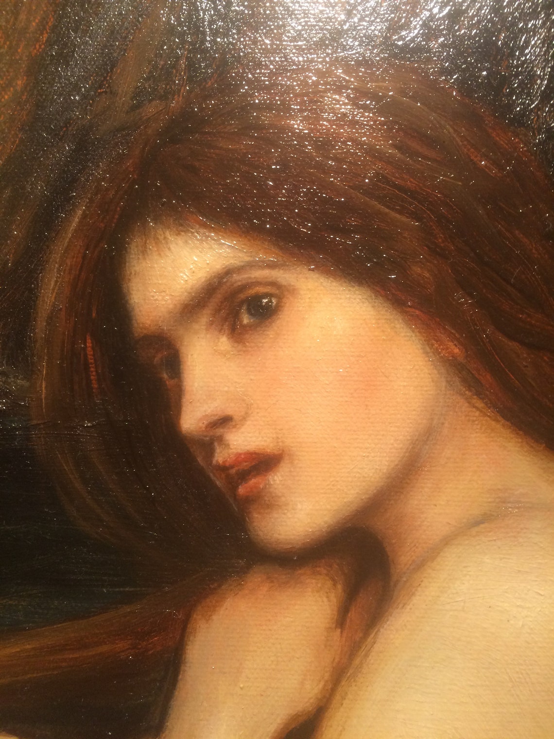 A Mermaid, After the Pre-raphaelite Artist William Waterhouse, 20 X 30 ...