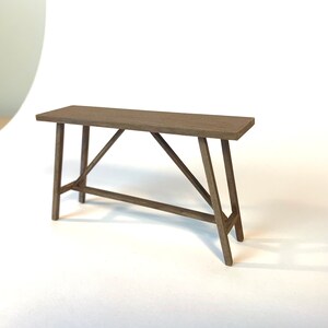 1/12 Scale Miniature Cross Entryway Table | Etsy