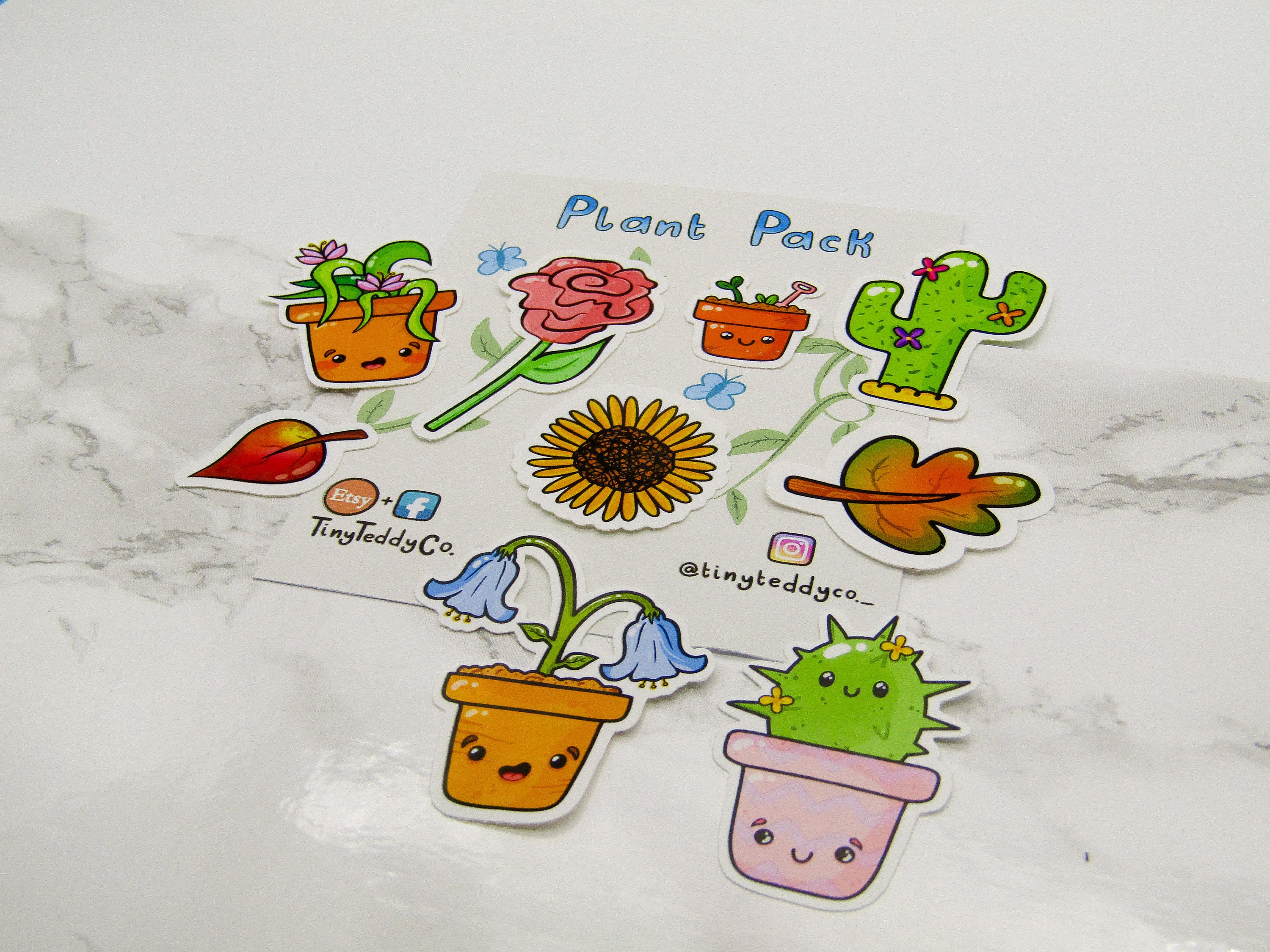 Plant Pack Die Cut Laptop Decal Journal Scrapbook Stickers - Etsy