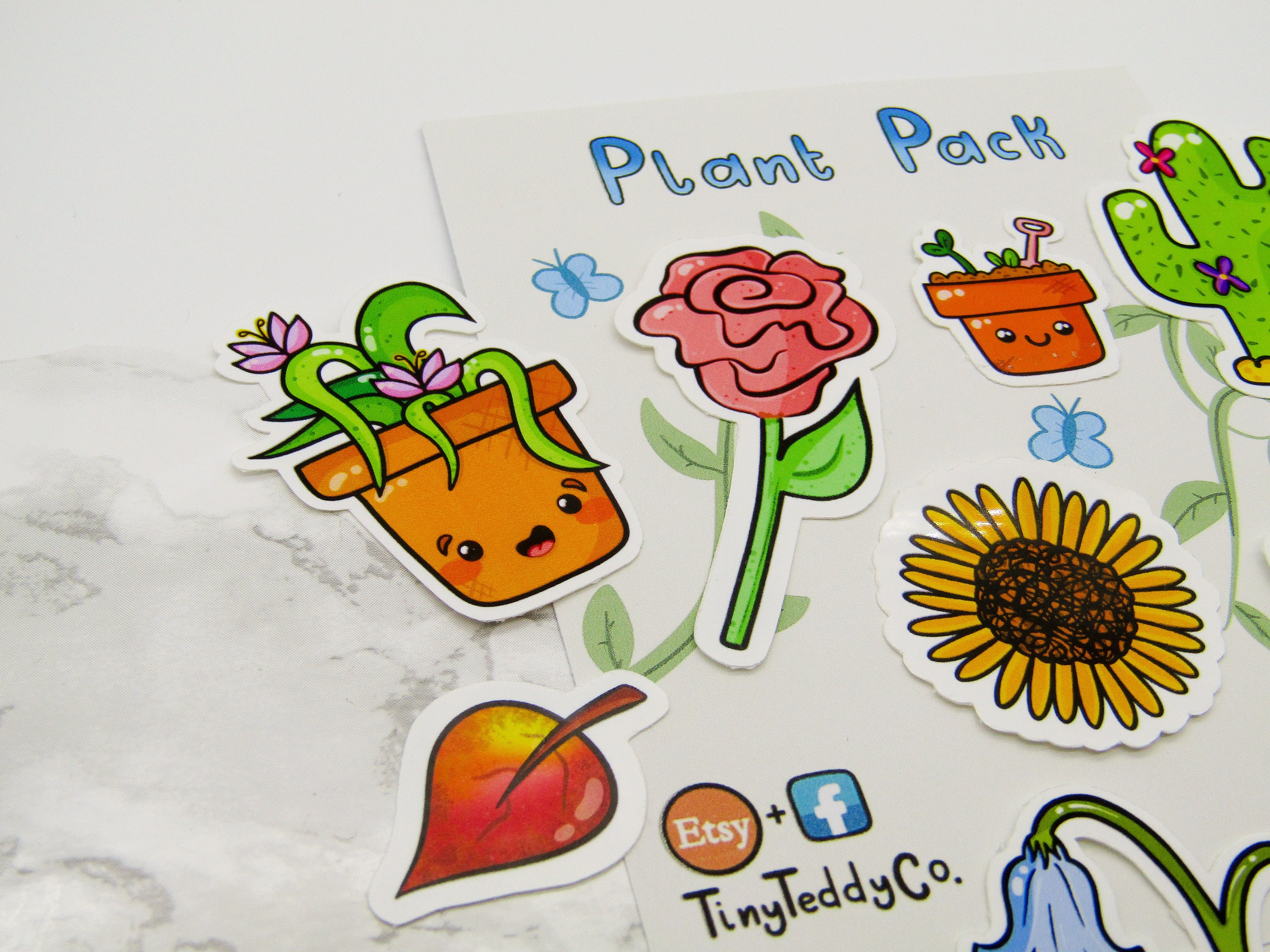 Plant Pack Die Cut Laptop Decal Journal Scrapbook Stickers - Etsy