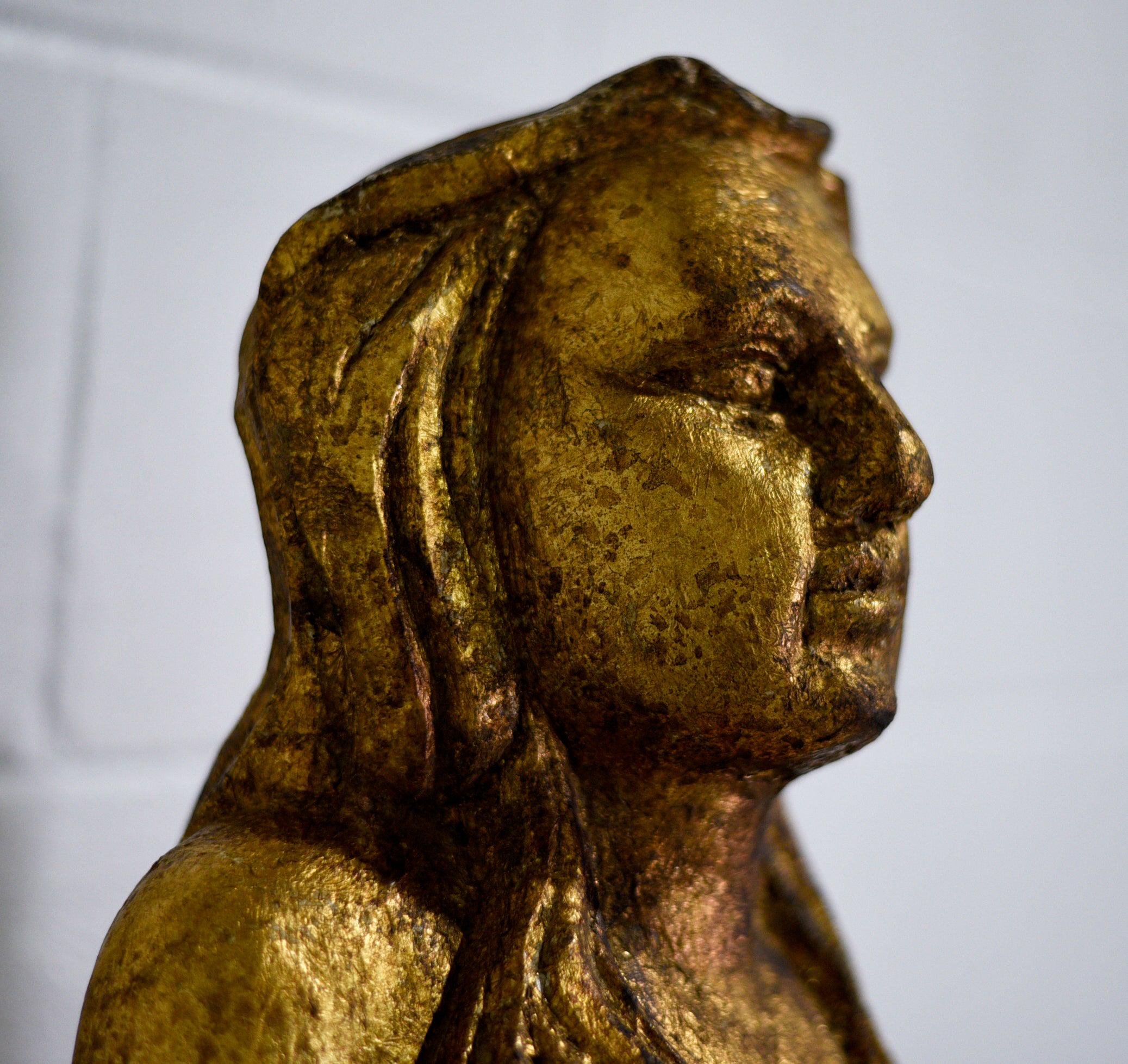 Vintage Carved Wooden Figurehead Gold Leaf Mermaid Bow of the Ship - Etsy