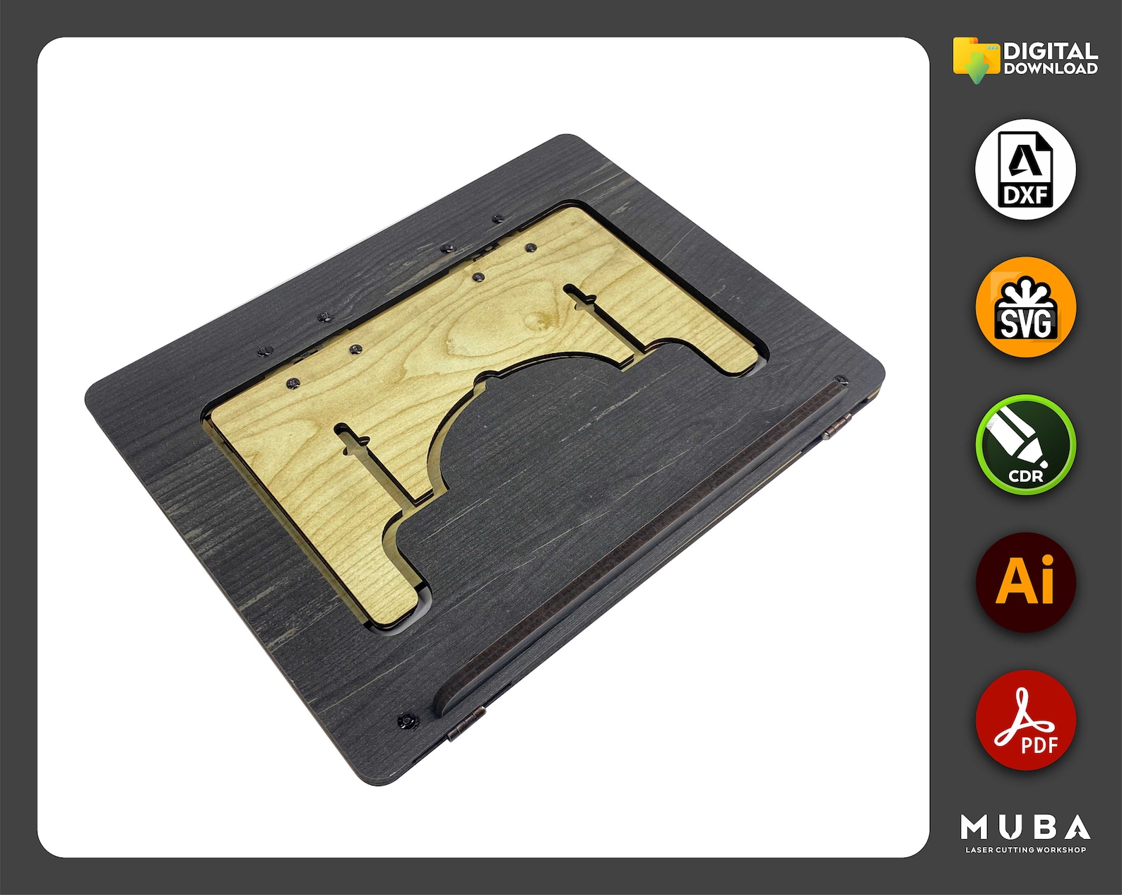 Laser Cut Quran Holder, Quran Stand, Quran Kerim, Book Stand, İslamic ...