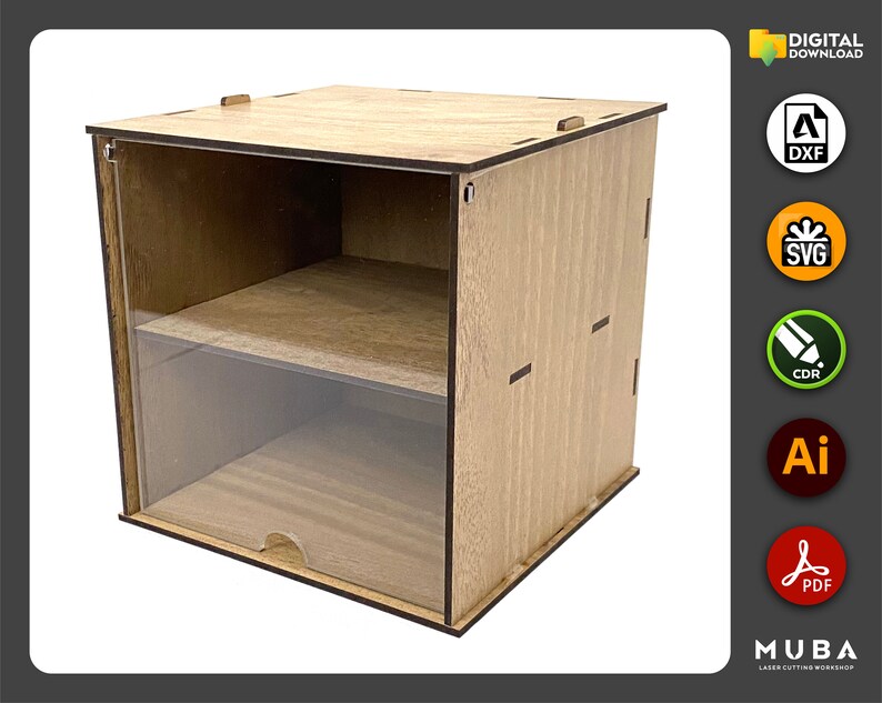 Laser Cut Desktop Organizer SVG, Hobby Storage Box, Drawer Organizer ...