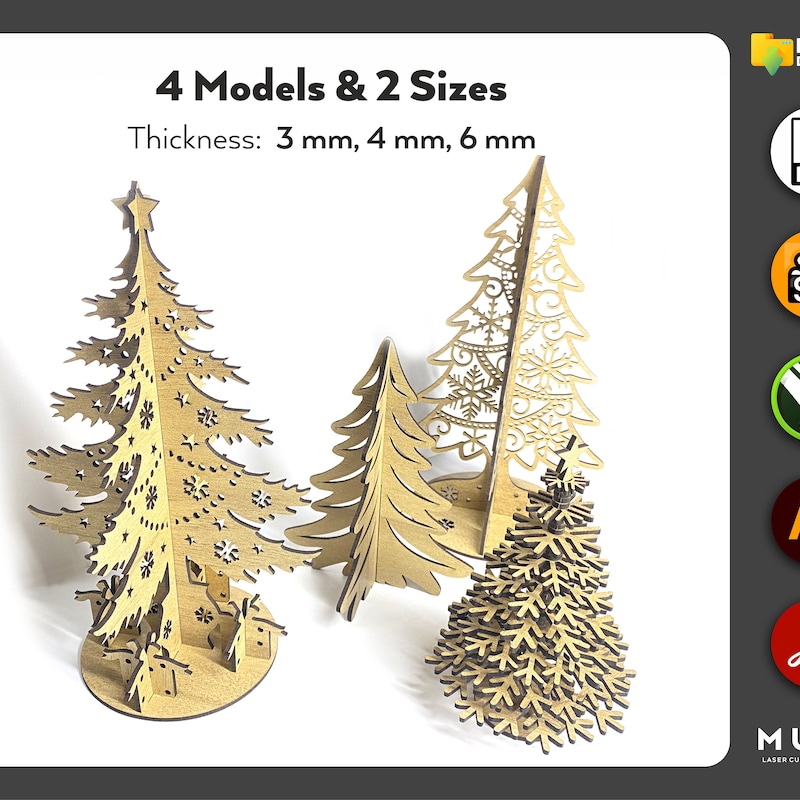 Laser Cut Tree Svg - Etsy