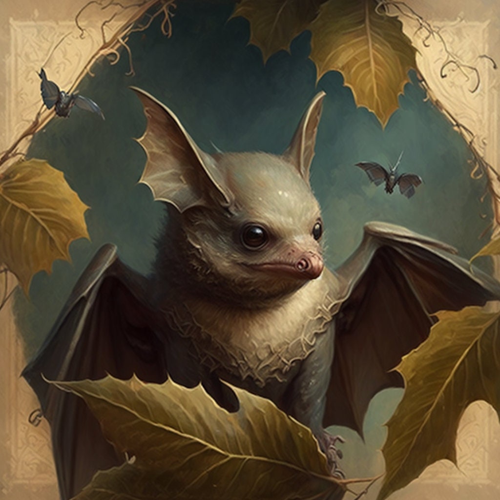 Goth Digital Download Bat Gift Dark Academia Dark Art - Etsy