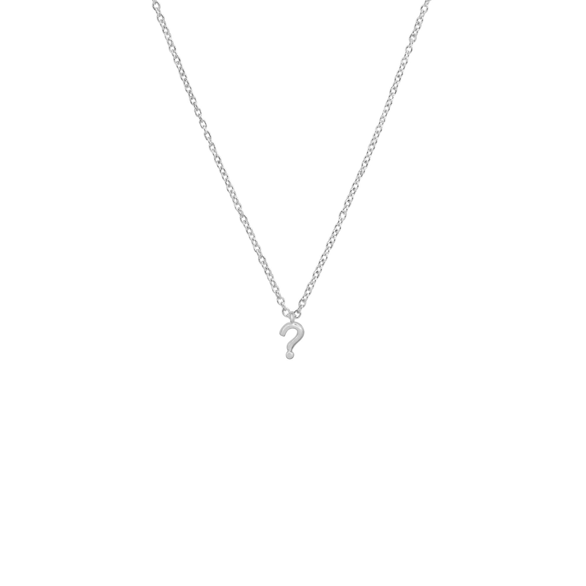 Question Mark Necklace, Question Mark, Necklace, Cute Necklace, Tiny ...