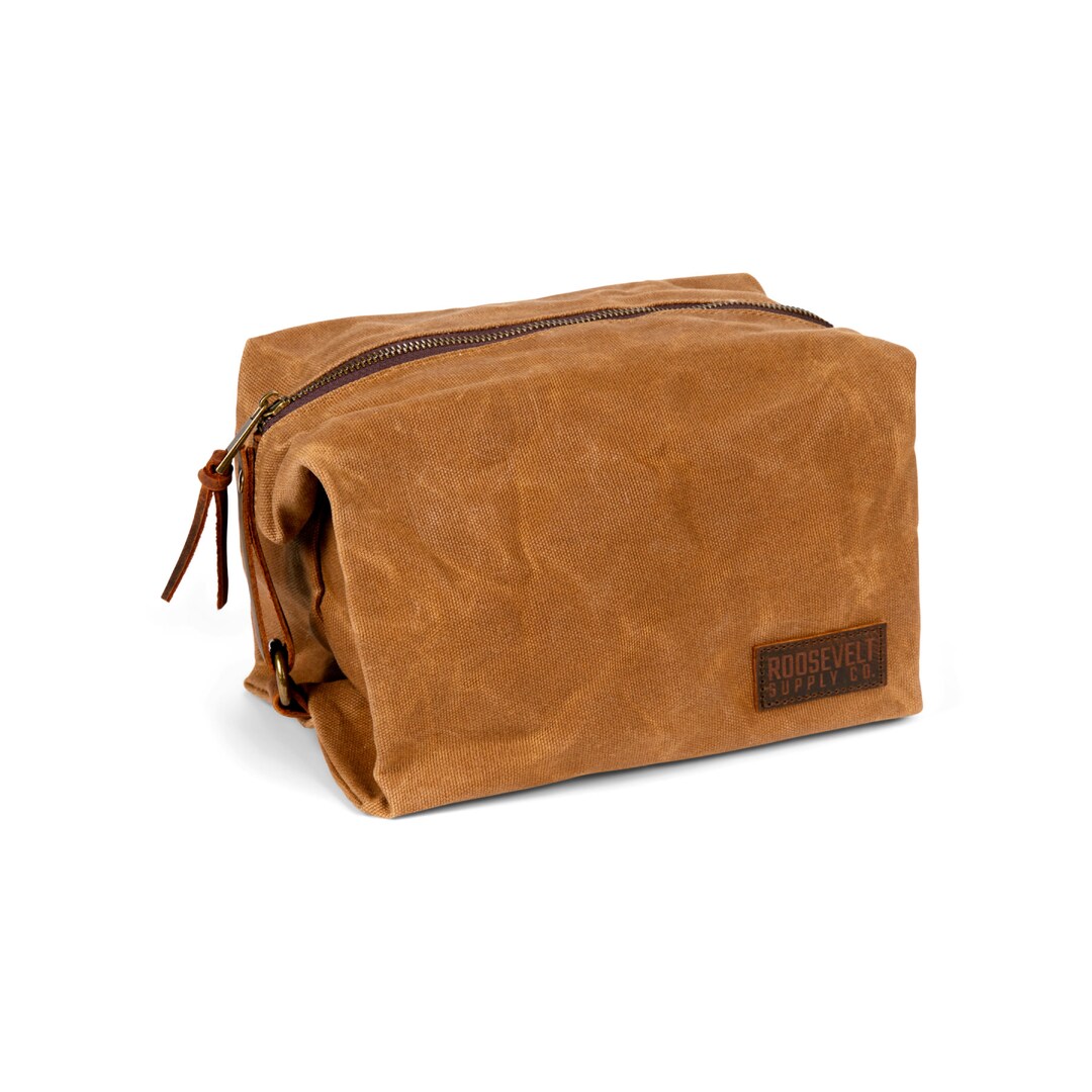 Tan Dopp Kit - Etsy