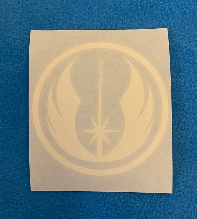 Star Wars Jedi Logo, Vinyl Decal, Waterproof, Light Side - Etsy