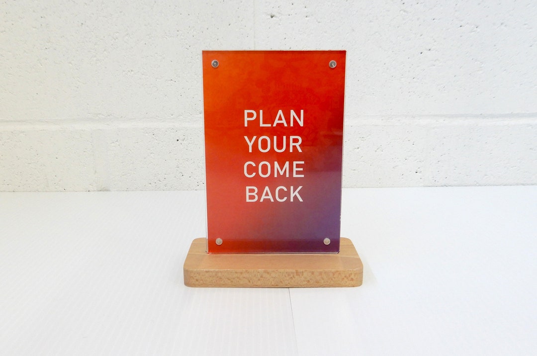 4x6 Clear Acrylic Quick Change Menu Display | MADE IN USA - Etsy