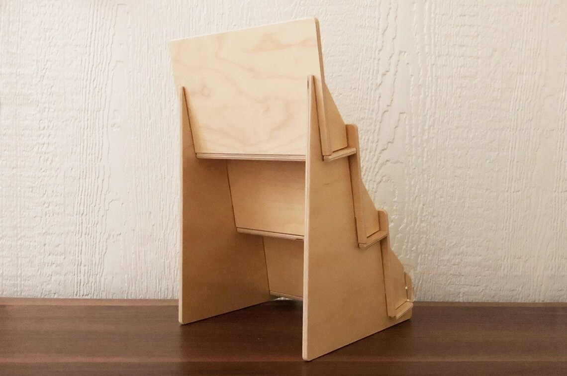 Counter Top Retail Card Display Stand With 3-tiers of Shelves - Etsy