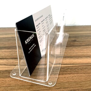 Clear Acrylic 4x9 Rack Card Stand - Horizontal - Etsy
