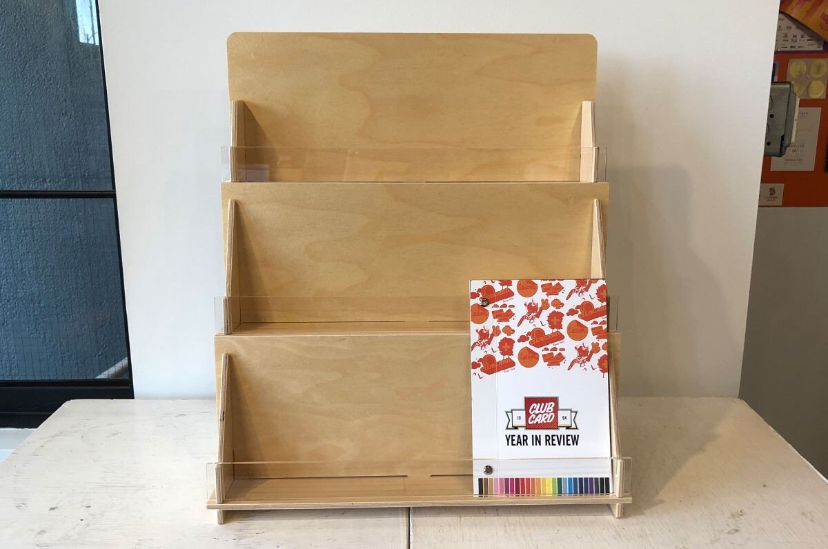 3-tier Counter Top Greeting Card Display Rack W/ Full View - Etsy