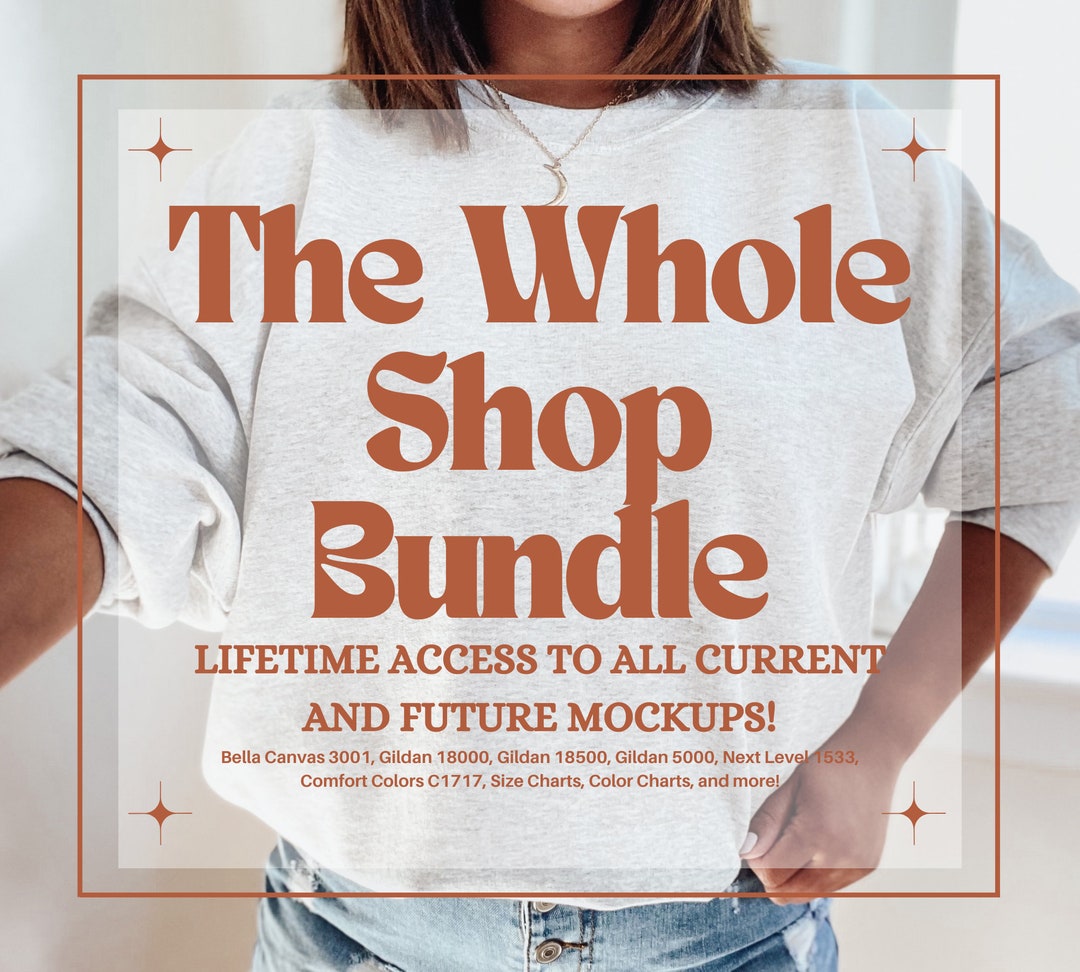 Whole Shop Bundle | Entire Shop Bundle | Bella Canvas Bundle | Gildan ...