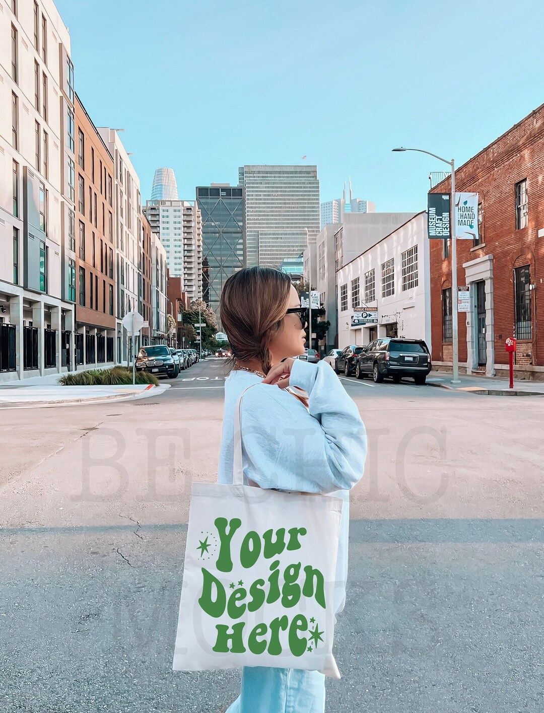 Tote Bag Mockup Natural Canvas Tote Bag Mock Lifestyle Tote Bag Mock ...