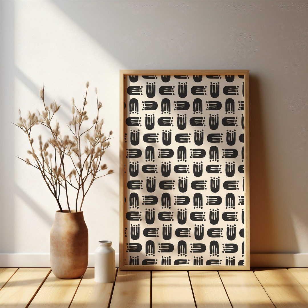 Matisse Shape Pattern Printable Wall Art, Bohemian Style Decor ...