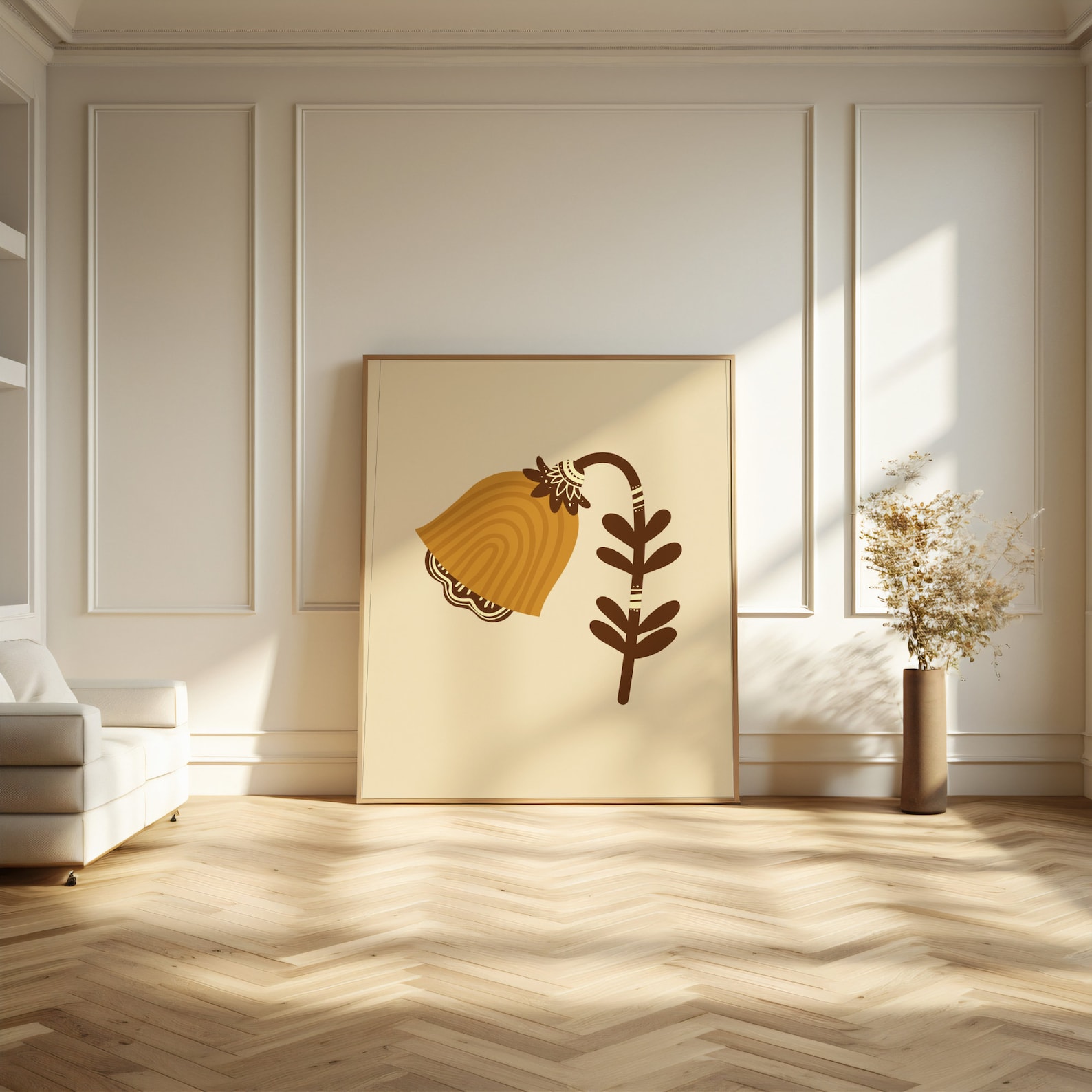 Set of 3 Boho Floral Prints, Printable Wall Decor, Ideal for Gallery ...