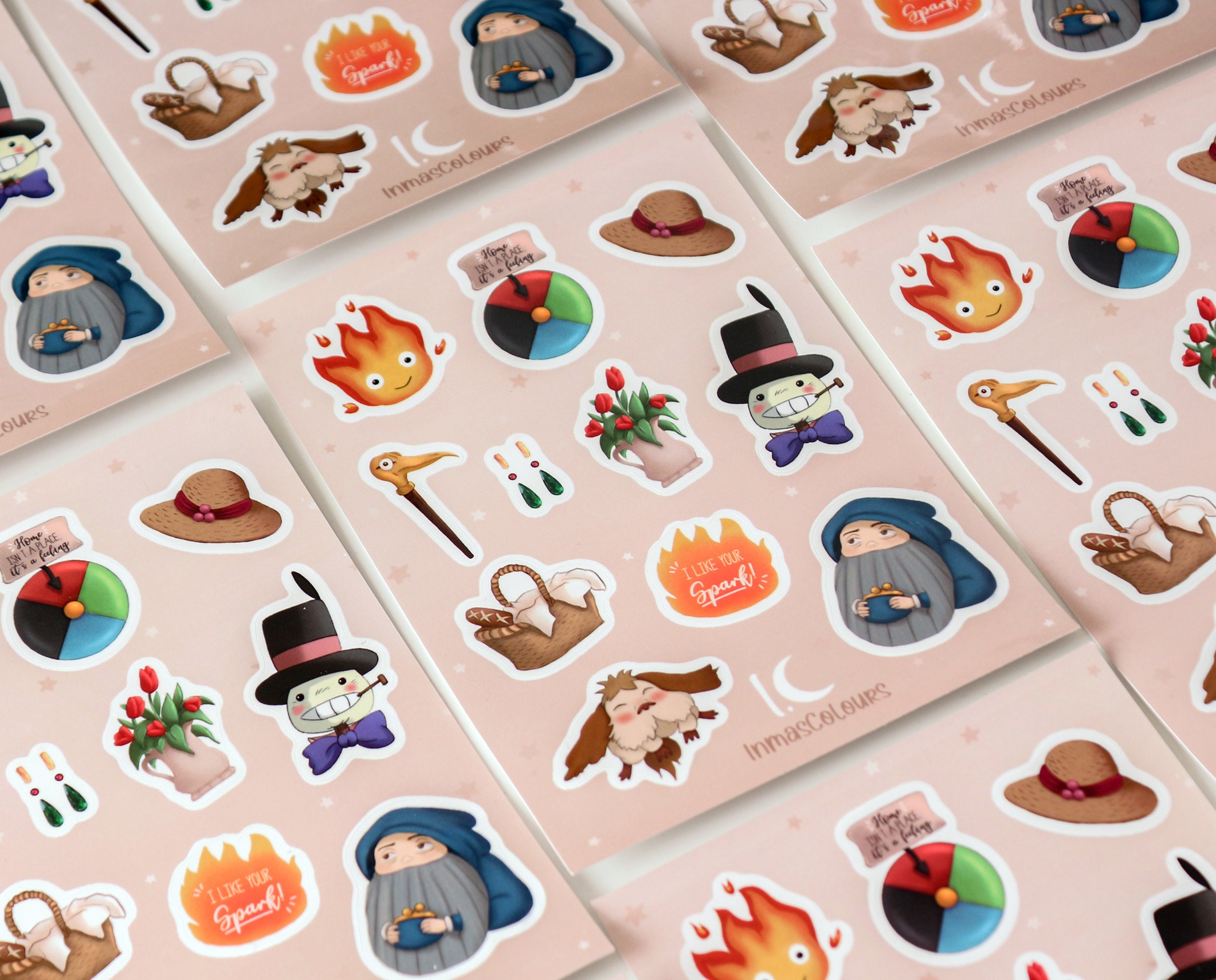 Anime Sticker Sheet Vinyl Stickers Kiss Cut Stickers Bullet - Etsy