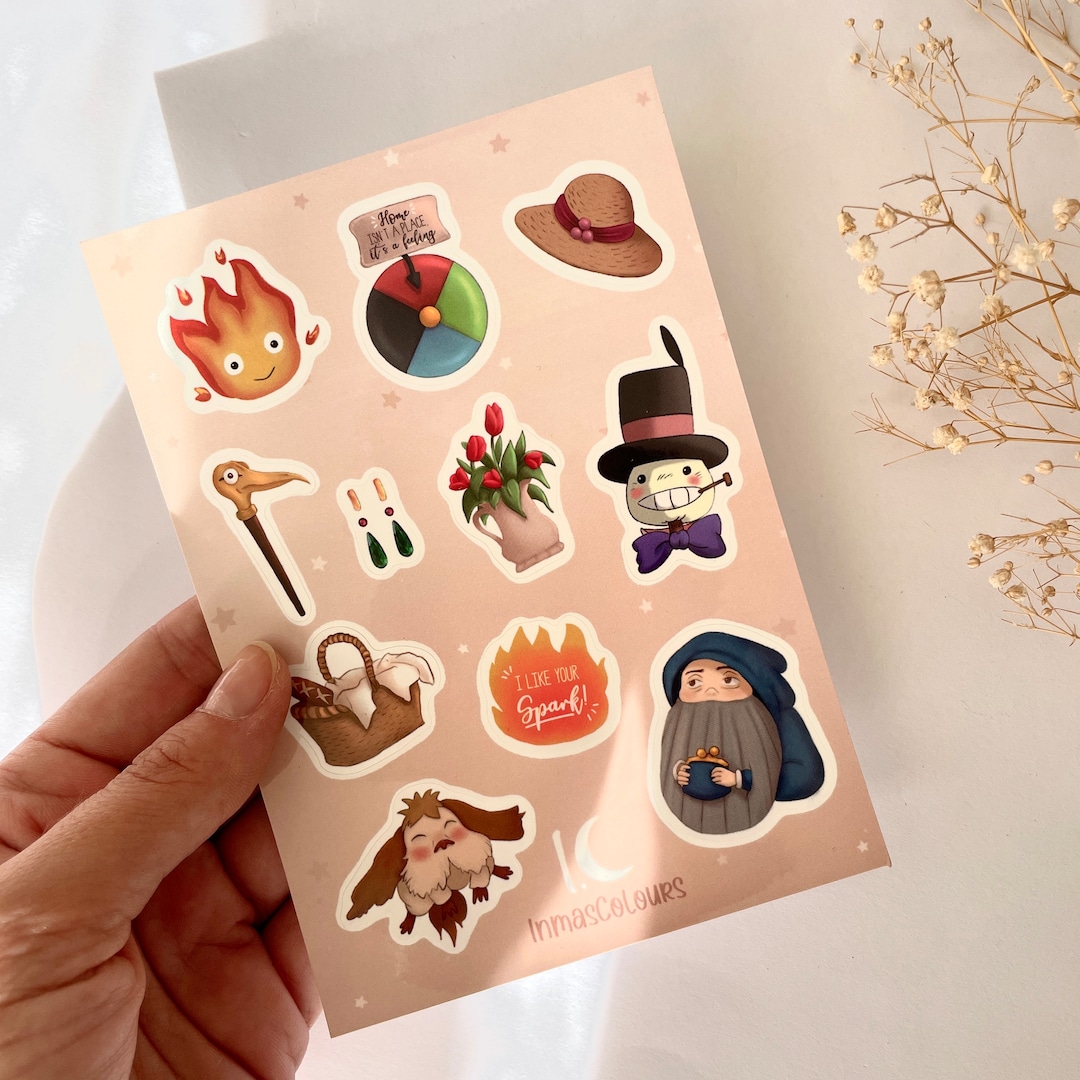 Anime Sticker Sheet Vinyl Stickers Kiss Cut Stickers Bullet - Etsy