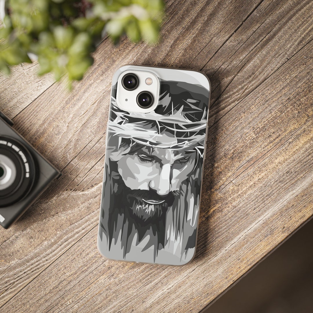Jesus Phone Case, Crown of Thorns Iphone, Religious Phone Cases, Jesus ...