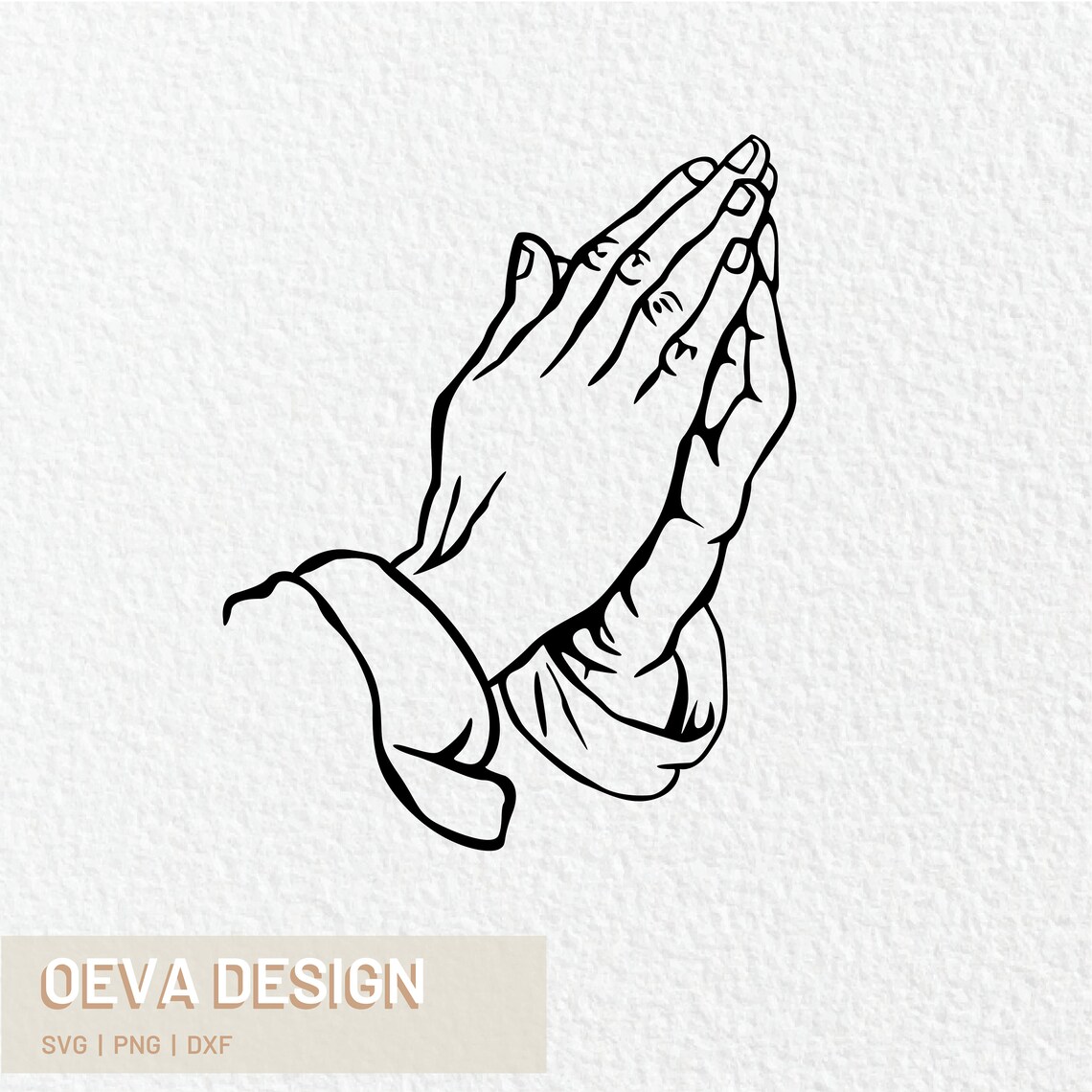 Praying Hands SVG: Christian Religious Cut File (digital Download ...