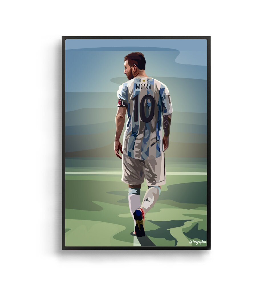 Messi Lionel Messi Football Soccer Fifa World Cup Framed Art - Etsy