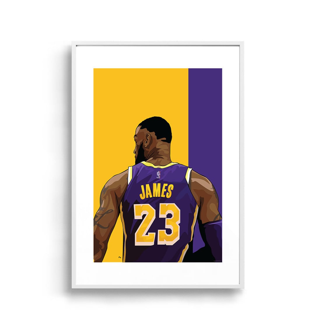 Lebron James 2.0 | King James 23 Basketball NBA Sport Framed Art Print ...