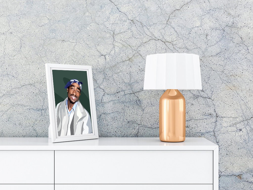 Tupac | 2pac Shakur Framed Art Print Artwork Rapper RNB Poster Music ...
