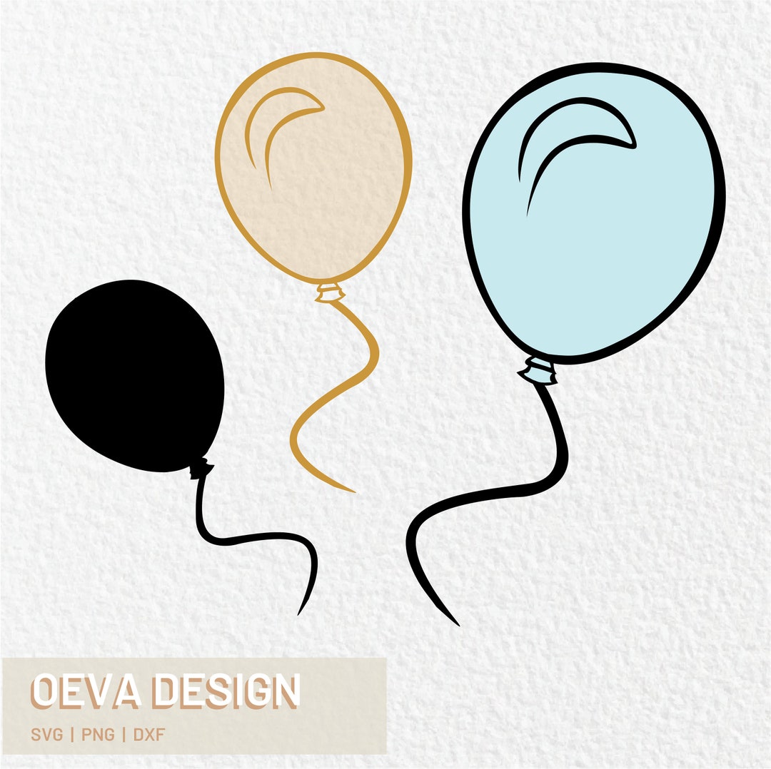 Balloon SVG / Birthday SVG / Happy Birthday / Surprise Party SVG ...