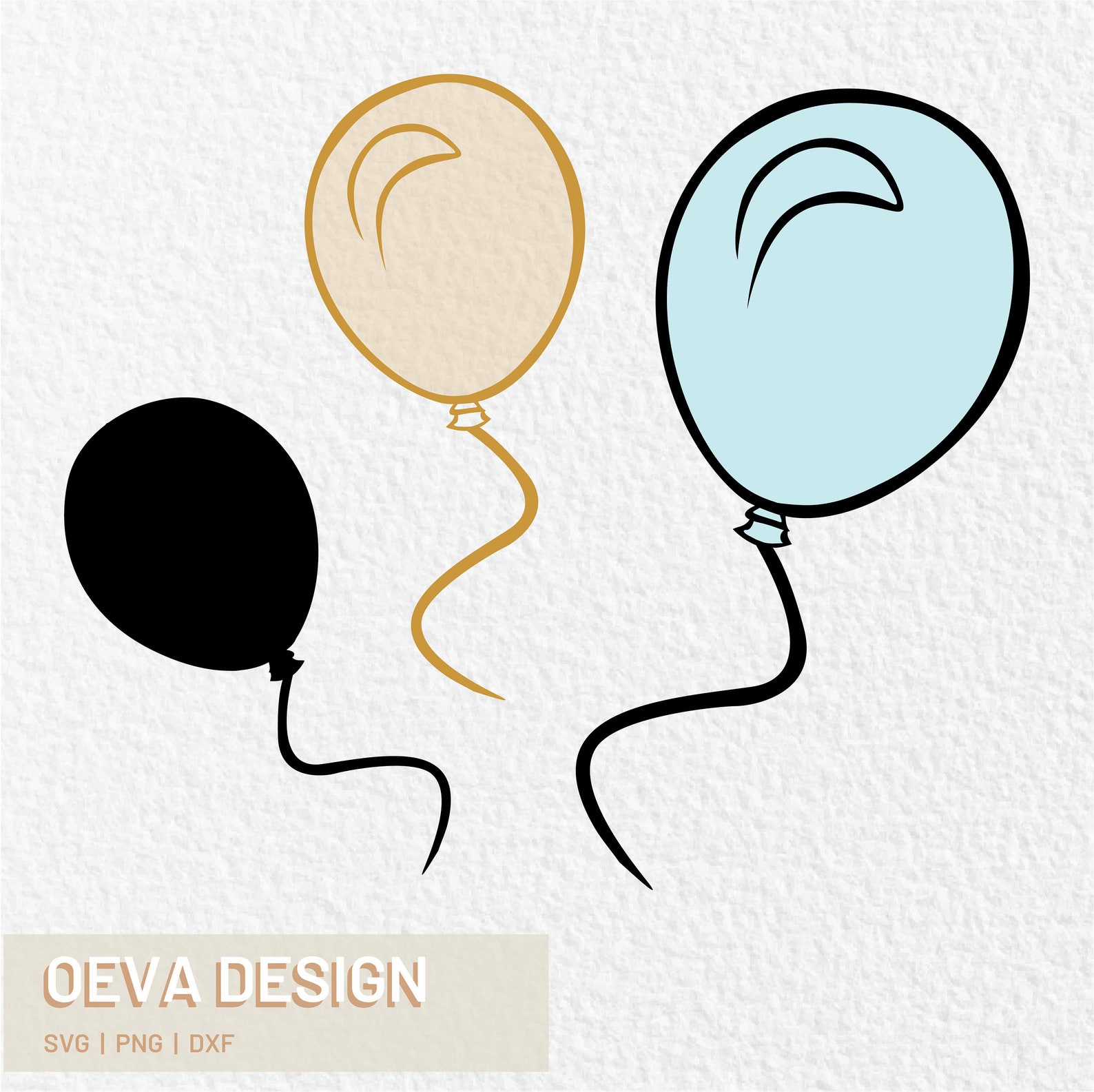 Globo SVG / Cumpleaños SVG / Feliz cumpleaños / Fiesta sorpresa SVG ...