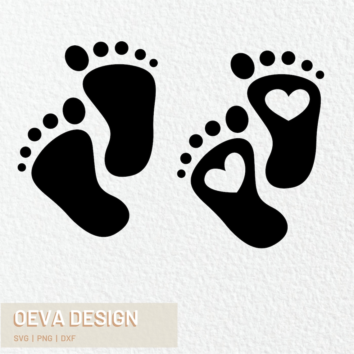 Footprints SVG | Baby Feet SVG PNG Dxf Clip Art Baby Shower Svg ...