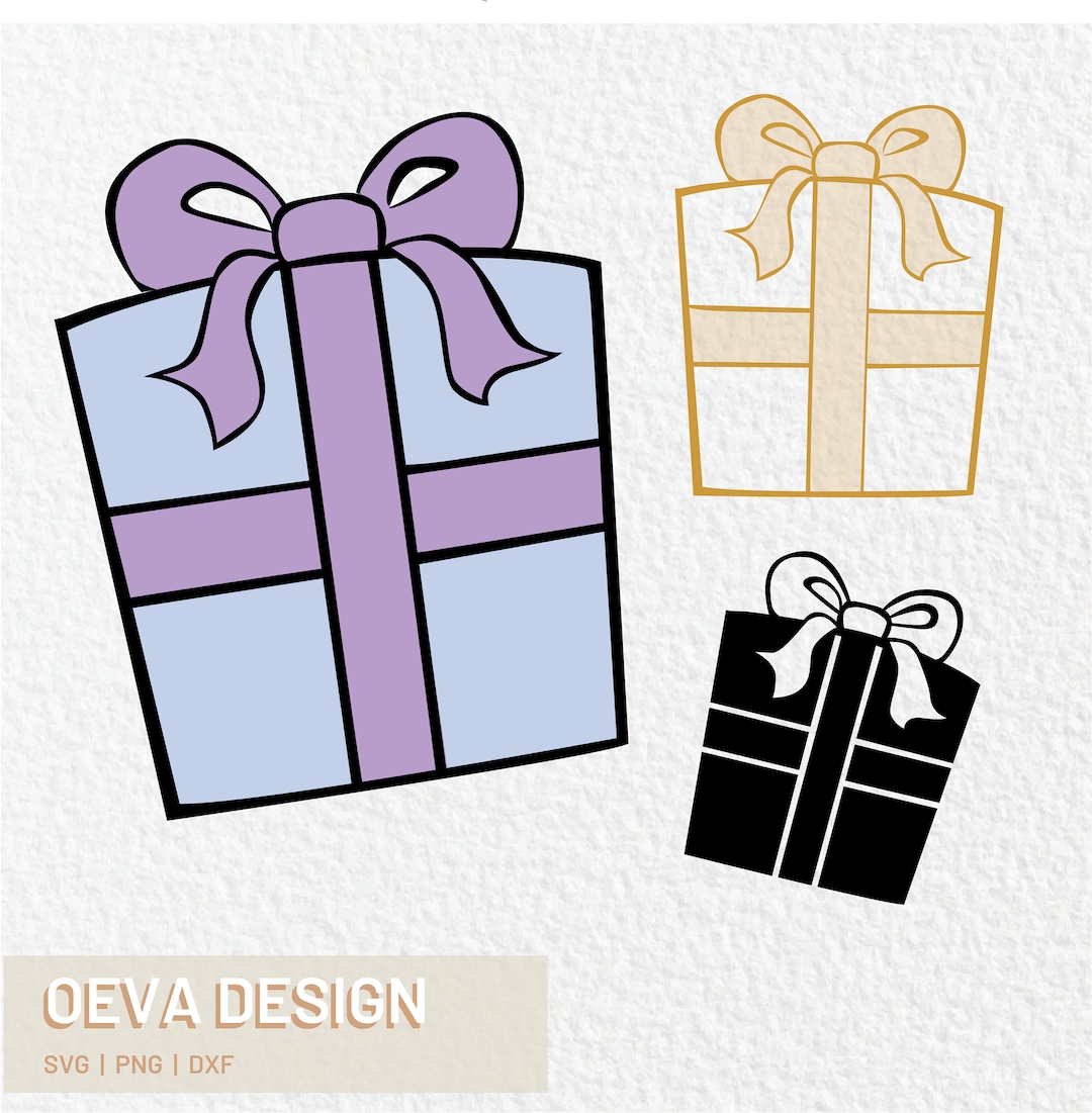 Present SVG / Birthday SVG / Gift SVG / Gift Wrapping / Presents ...