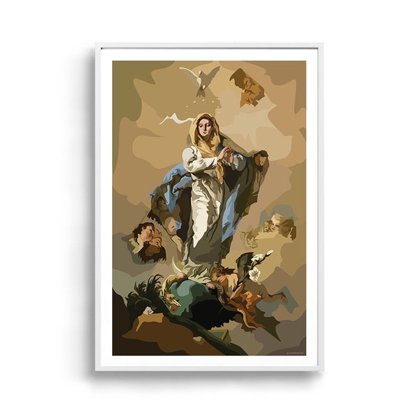 Immaculate Conception Poster - Etsy