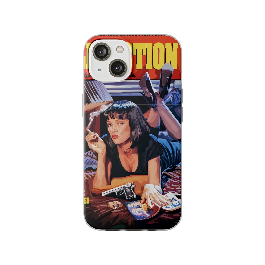 Pulp Fiction Movie Poster Phone Case: Mia Wallace iPhone Case - Etsy