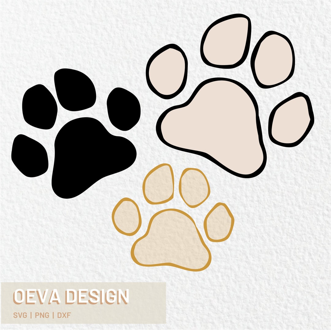 Paw Print SVG / Puppy SVG / Dog Print SVG / Digital Download / Paw Svg ...