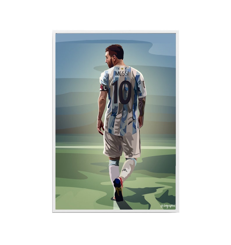 Messi Lionel Messi Football Soccer Fifa World Cup Framed Art - Etsy