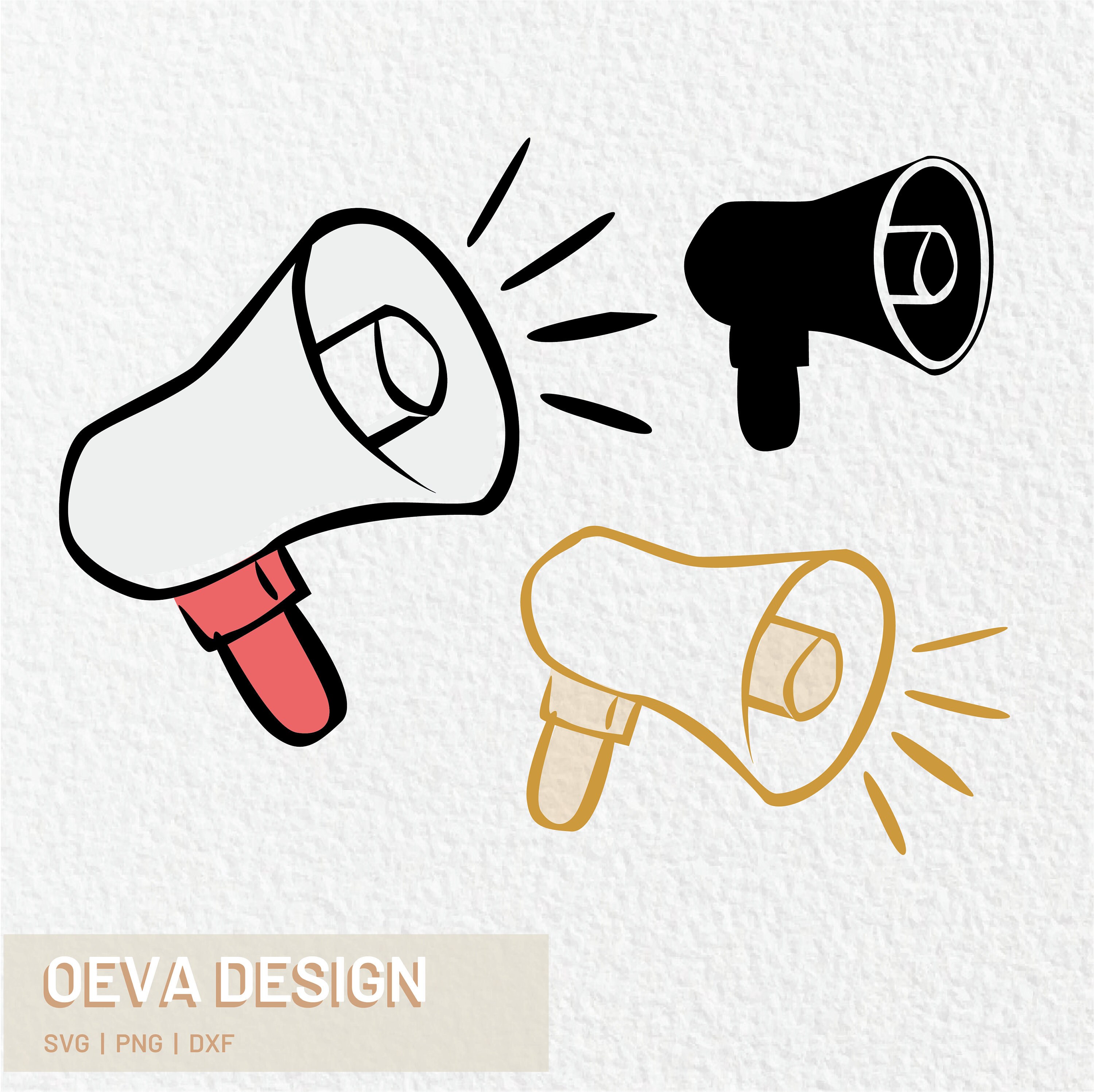 Sound Horn SVG / Fog Horn SVG / Loud Speaker SVG / Speaker Dxf ...