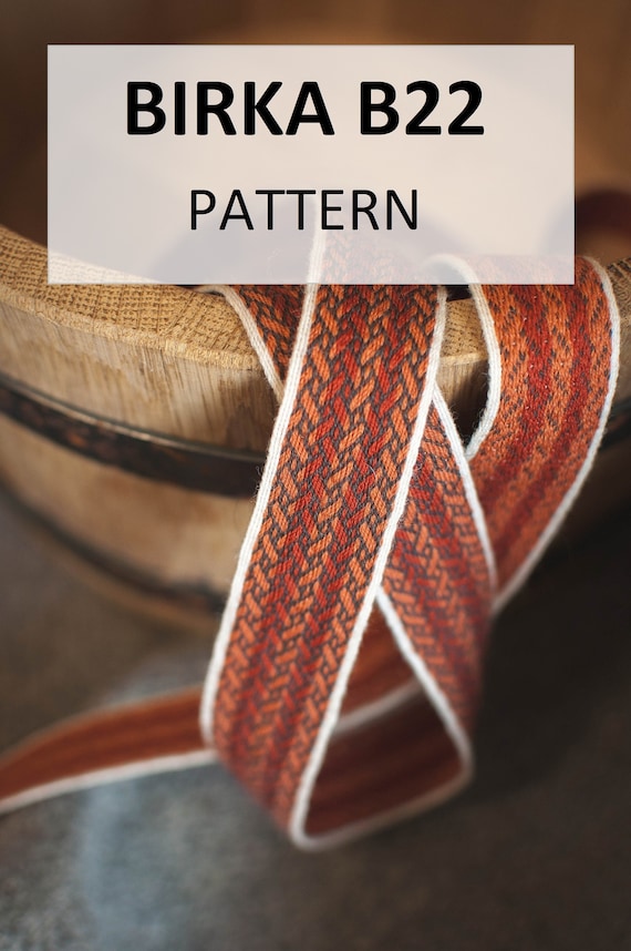 Weaving & Tapestry Sewing & Fiber Birka B22 tablet weaving pattern etna ...
