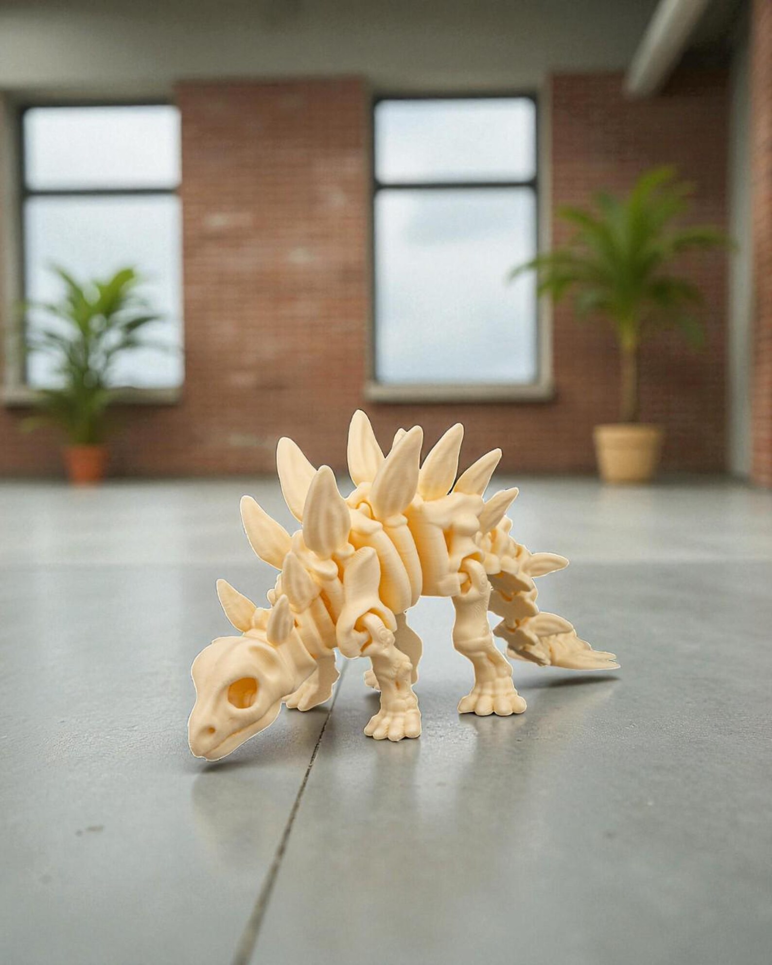 3D Printed Skeleton Figure | Articulated Dinosaur Toy, Unique Desk ...