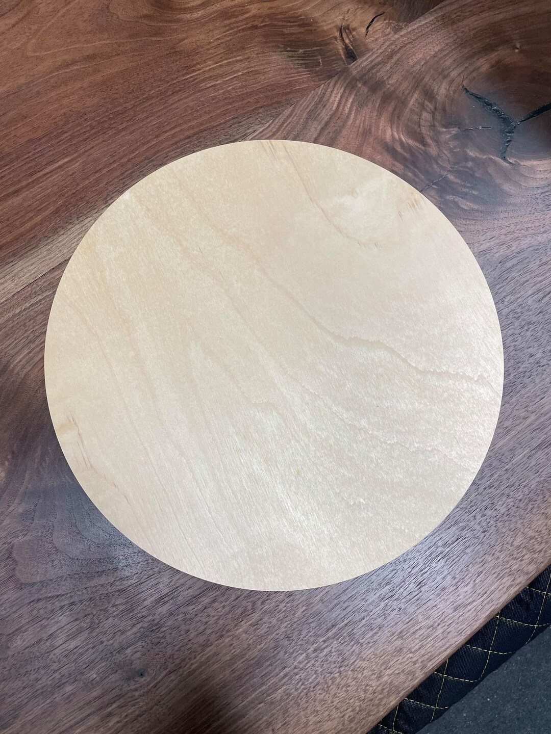Pack of 5 | Birch Round | 1/4” Thick | Pre Finished- One Side | Round ...