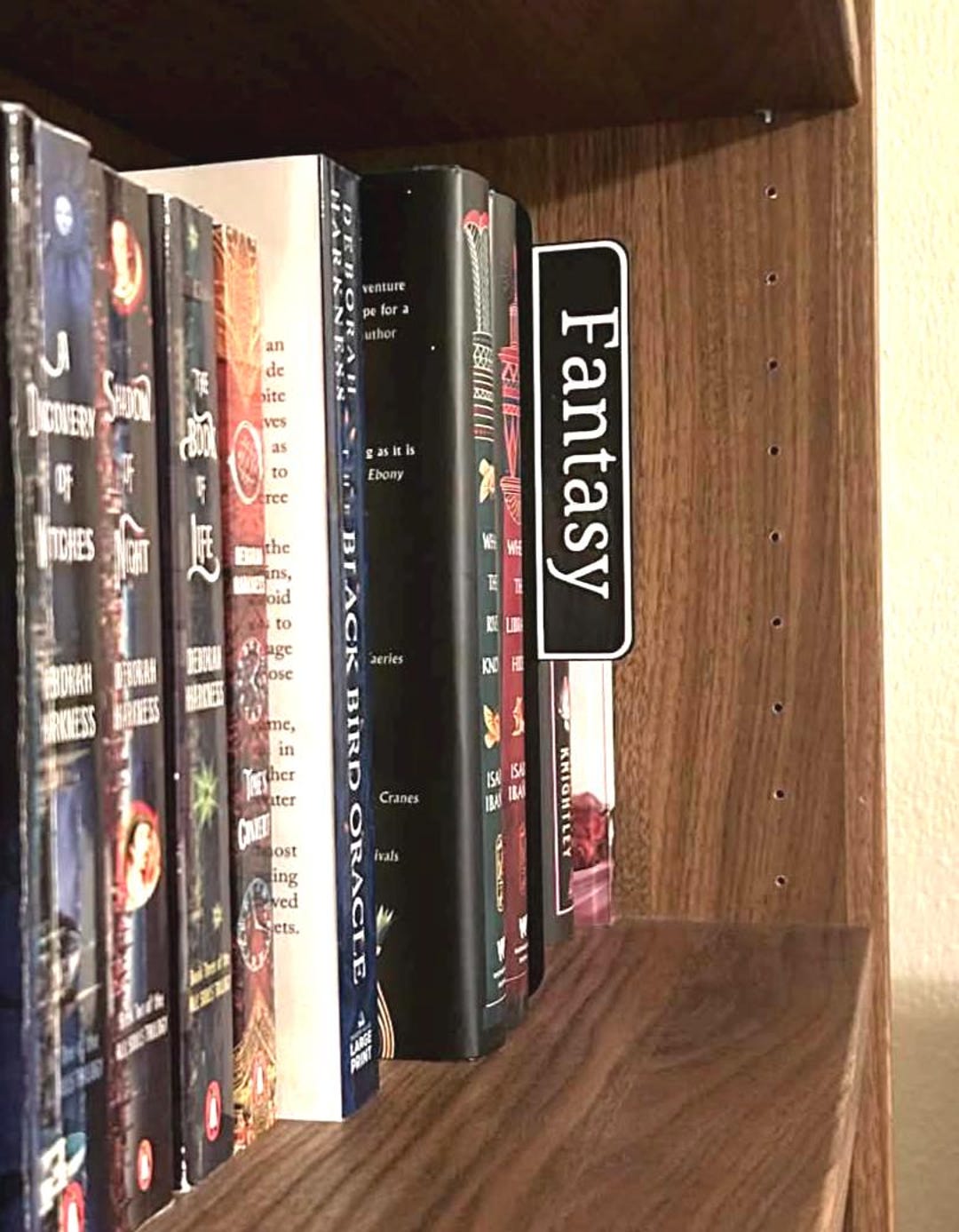3D Printed Book Divider | Library | Shelf Label | Organize | Science ...