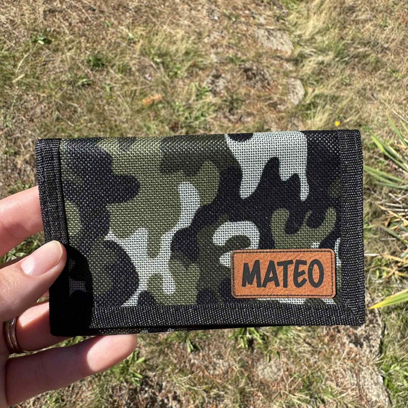 Kids Velcro Wallet Girl - Etsy