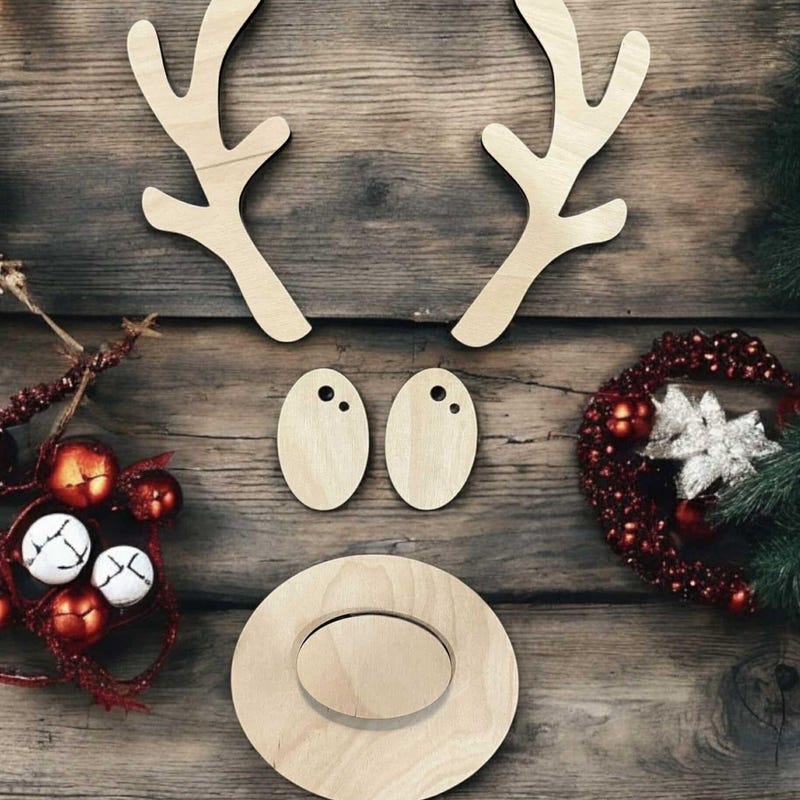 Reindeer Cut Outs - Etsy