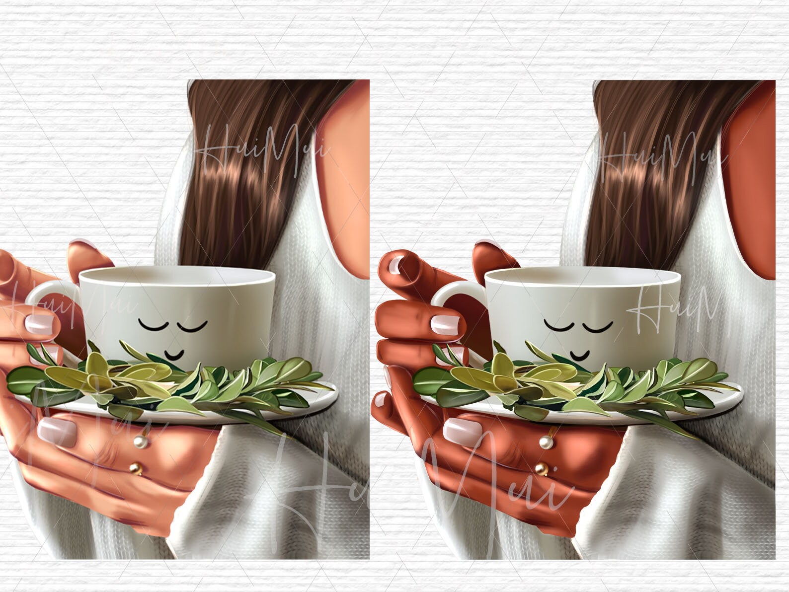 Spring Floral Clipart Planner Clipart With Scene Easter Clip - Etsy