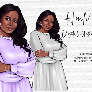 Female Teacher Clipart Boss Lady PNG Black Woman Clipart Business ...