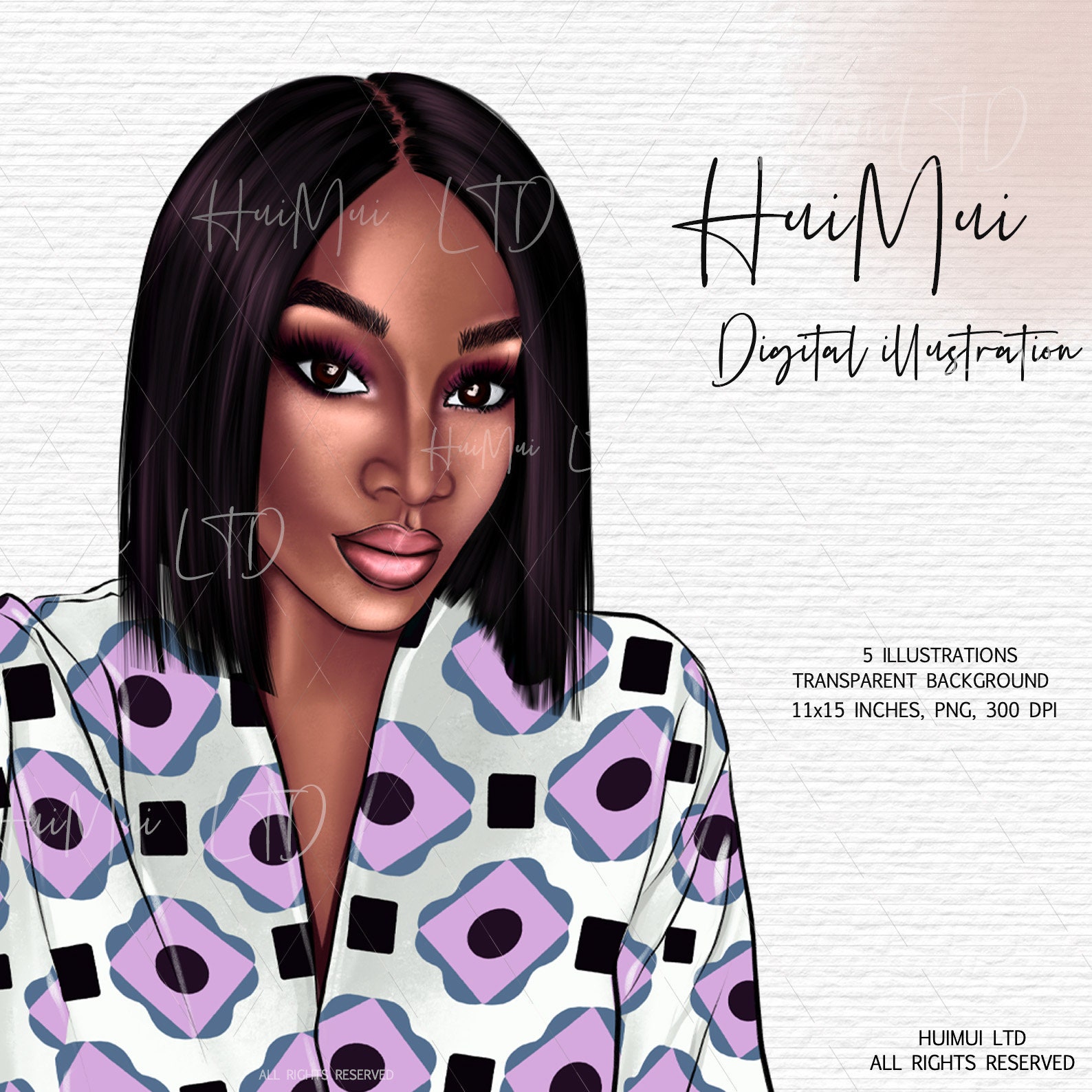 African American Clipart Black Women Fashion Girl Clipart - Etsy