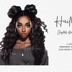 Melanin Shades Afro Woman Decal, Melanin Clipart, Melanin Stickers ...