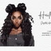 Melanin Shades Afro Woman Decal, Melanin Clipart, Melanin Stickers ...