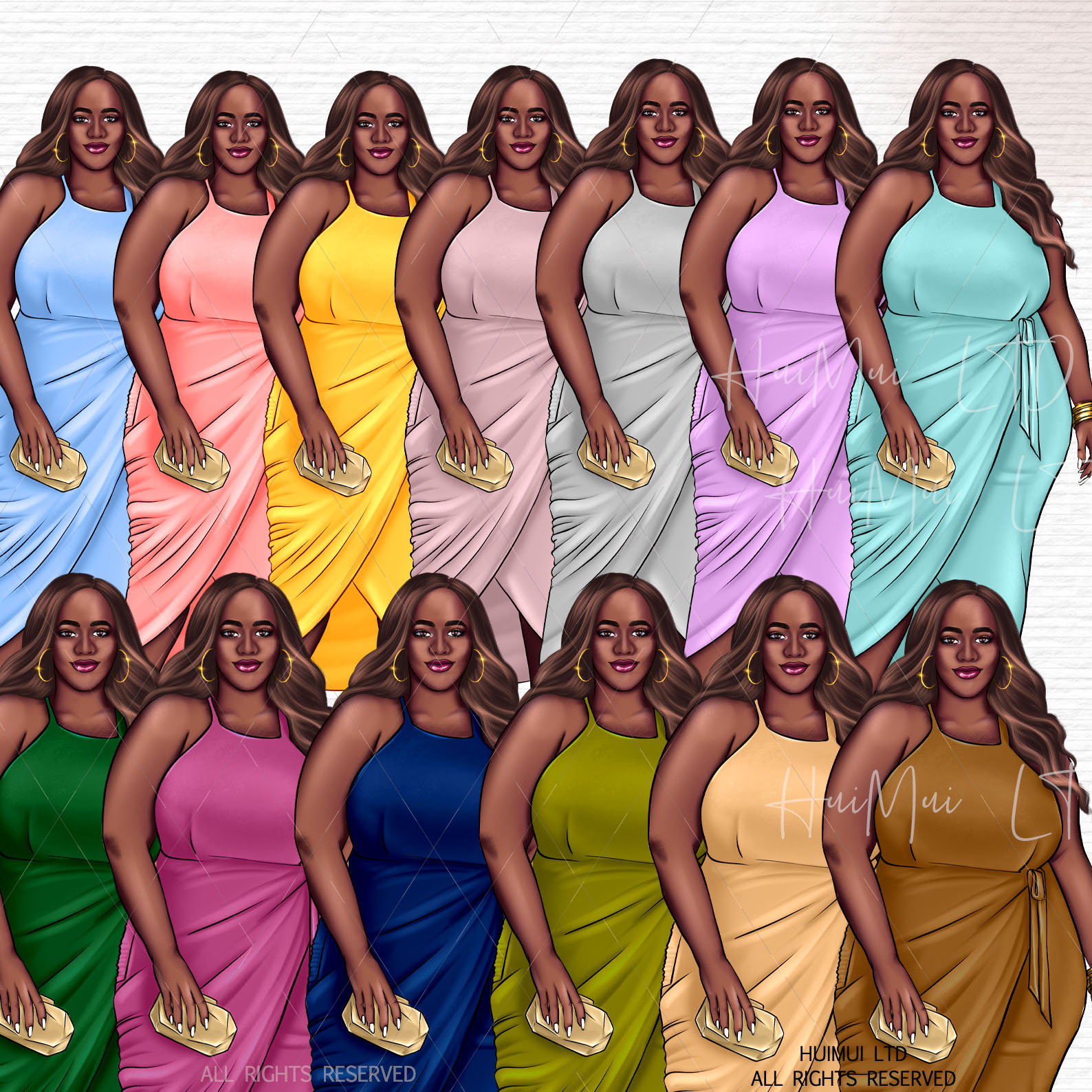 Transparent Background African American Women With Commerial - Etsy