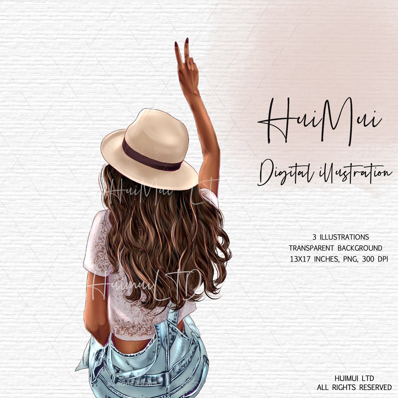 Woman Clipart, Girl Clipart,summer Clipart, Beach Clipart, Spring ...