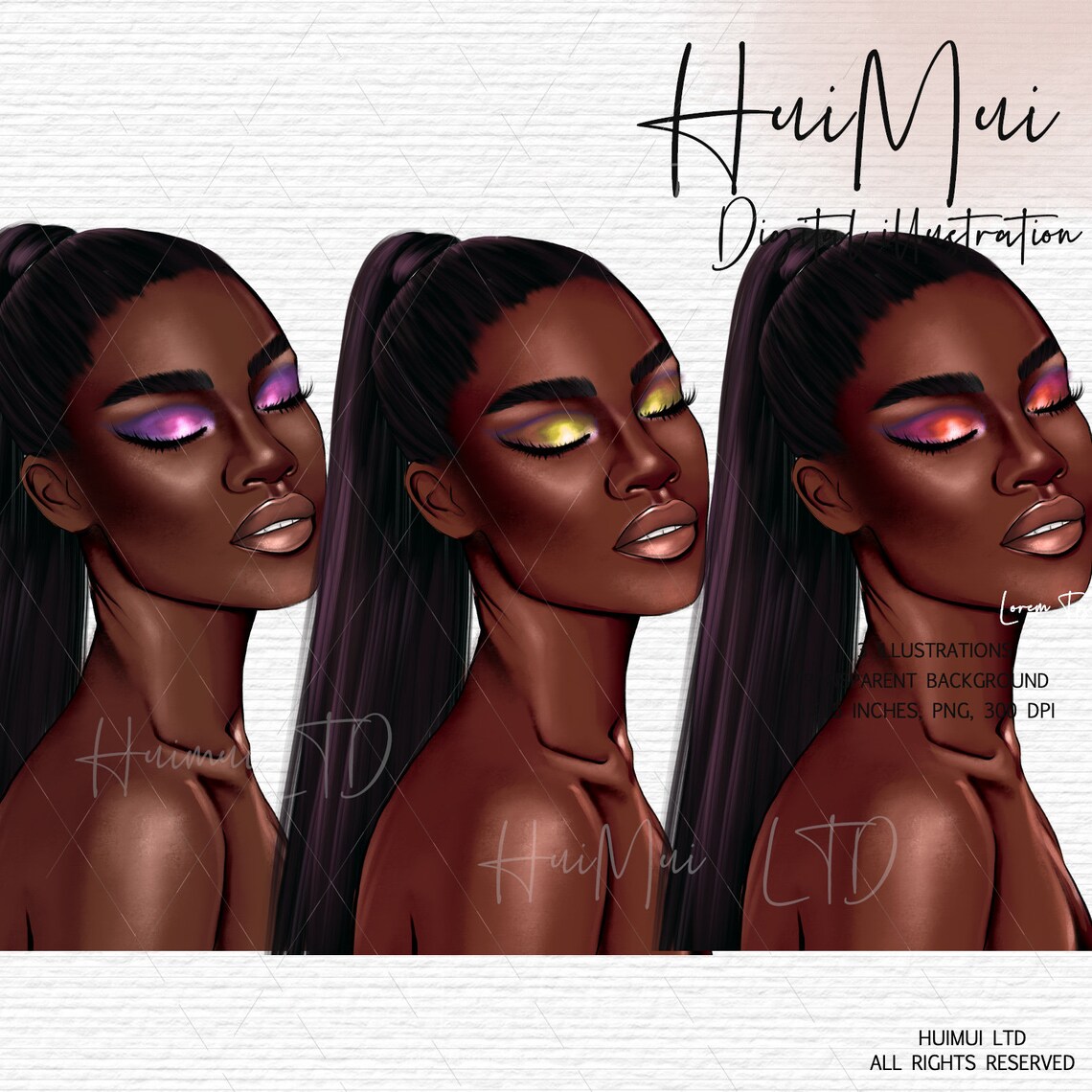 AFRICAN AMERICAN Woman Clipart Afro Girl Summer Clipart - Etsy